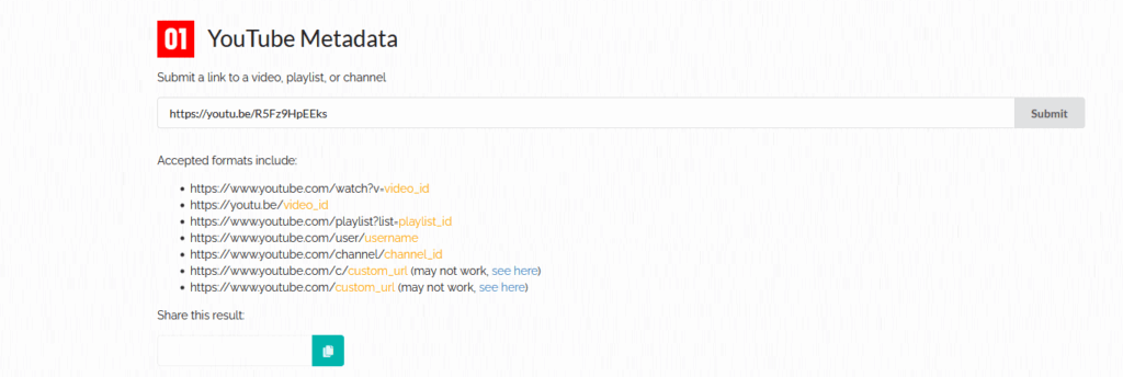 Accessing, fixing and learning about YouTube metadata | Canto