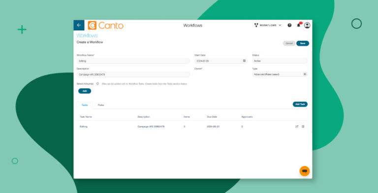 Effiziente DAM-Workflows erstellen & automatisieren | Canto